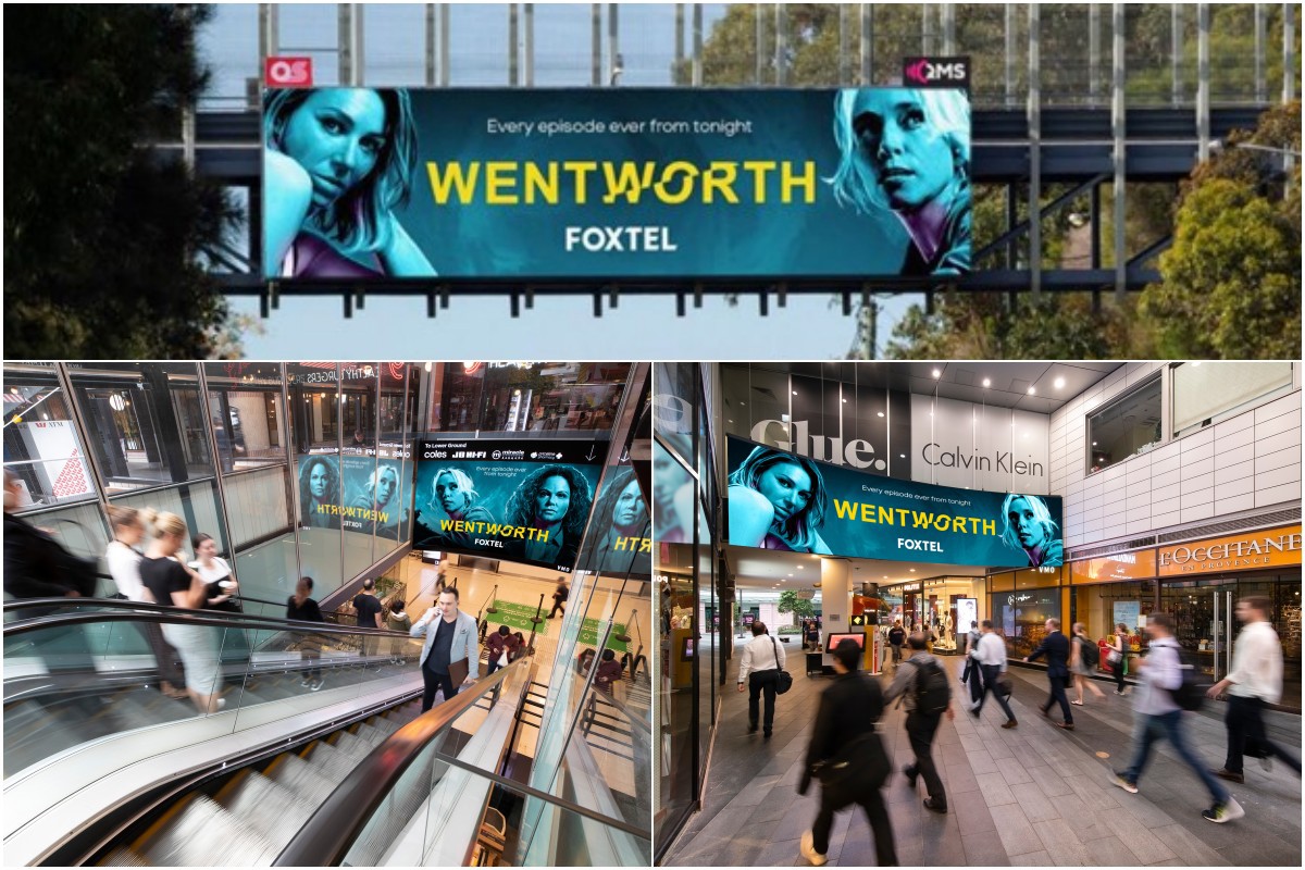 How Foxtel blanketed Australia in DOOH ads for one hour | Campaign Asia